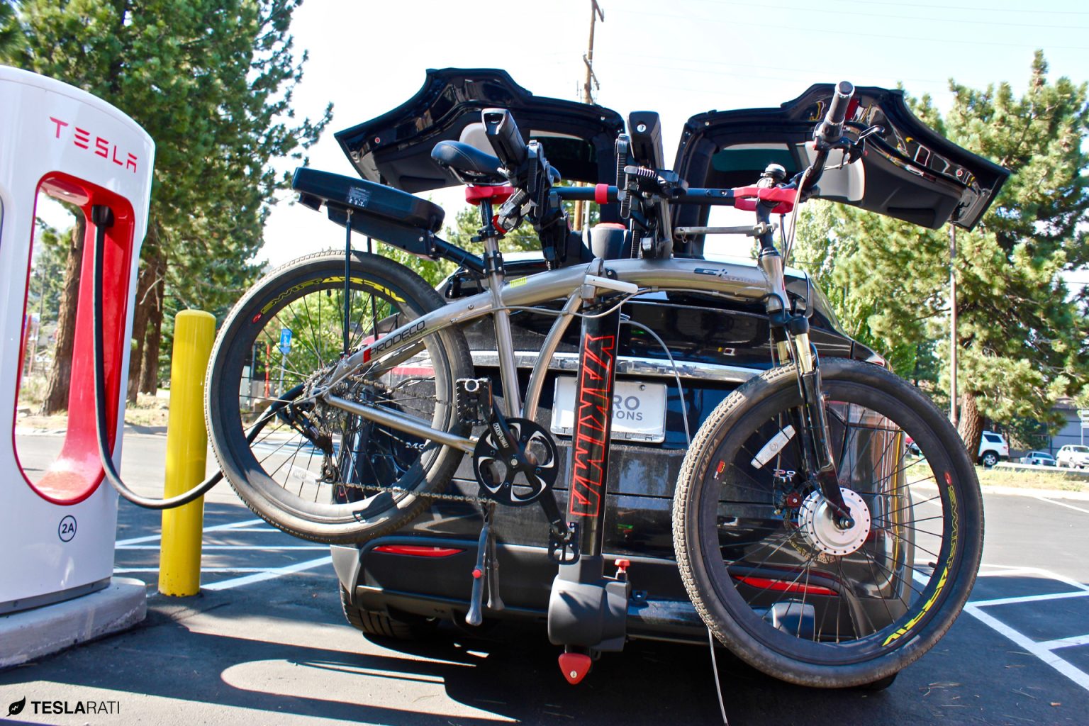 Installing a Tesla Model X bike rack: once you go FullSwing, you can't ...
