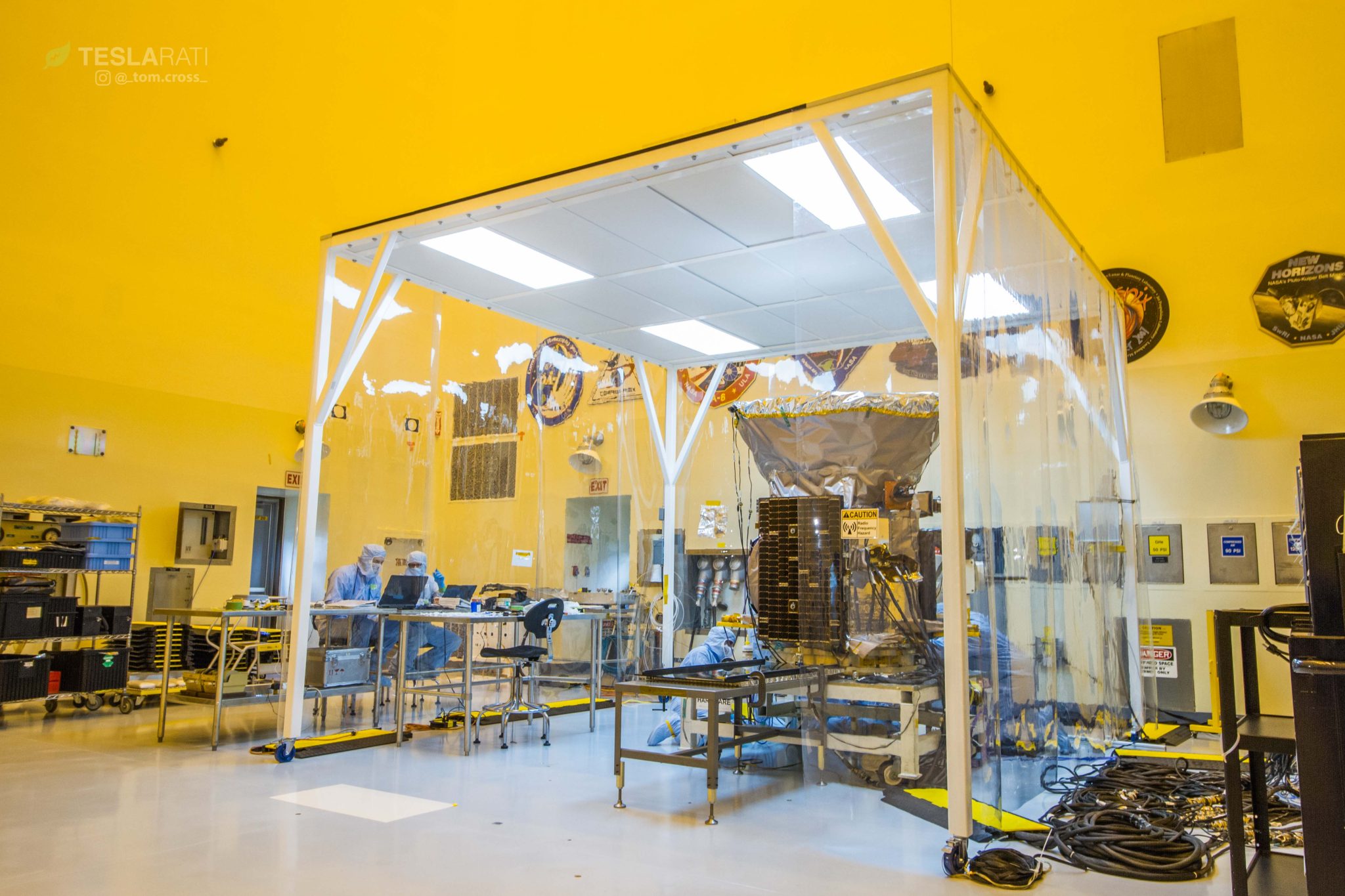 Going inside NASA's Clean Room for a rare look at a SpaceX payload