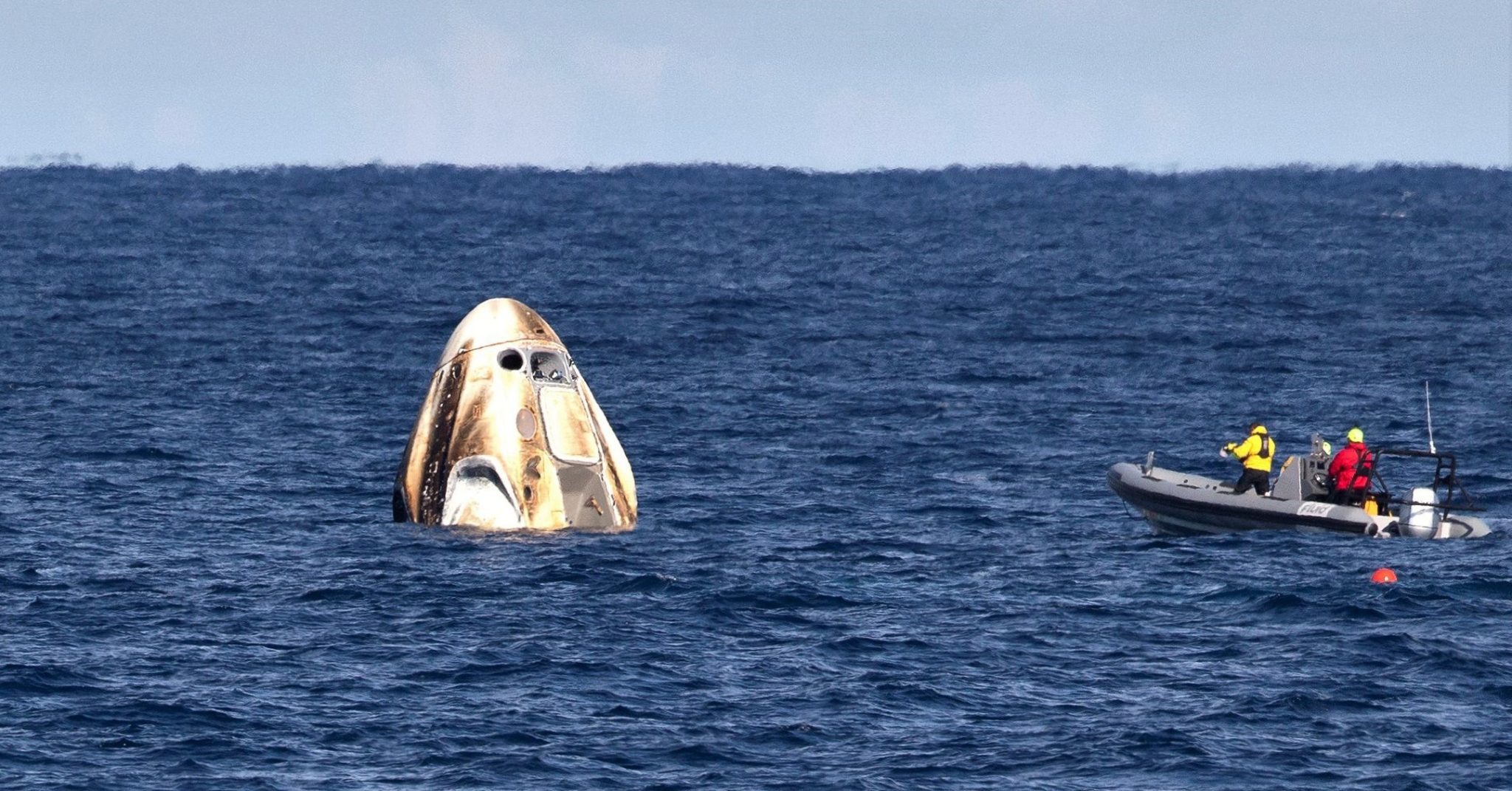 SpaceX's Crew Dragon heat shield shown off after first orbital-velocity ...