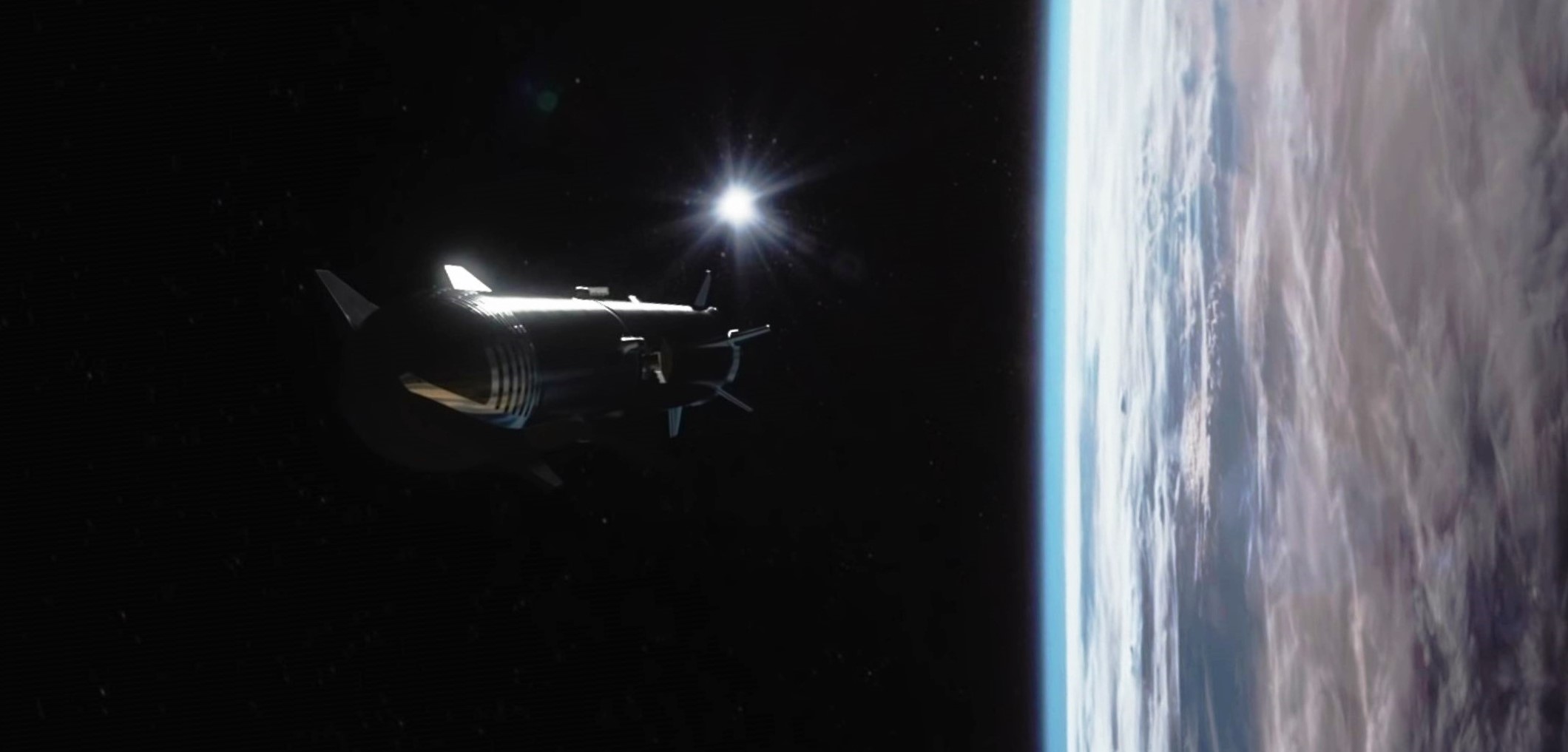 Starship Super Heavy 2019 (SpaceX) MECO 1 crop 2 - TESLARATI Starship Super Heavy 2019 (SpaceX) MECO 1 crop 2 - TESLARATI