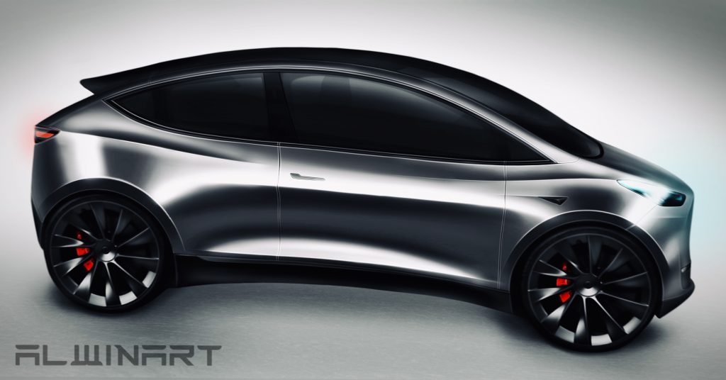 Tesla model 2 concept store