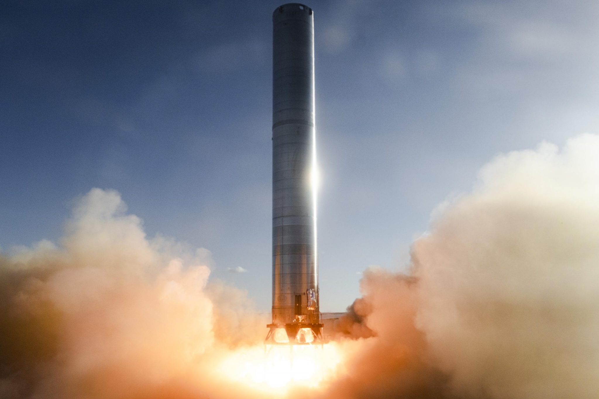 Spacex Super Heavy Booster Aces Static Fire Test On The First Try