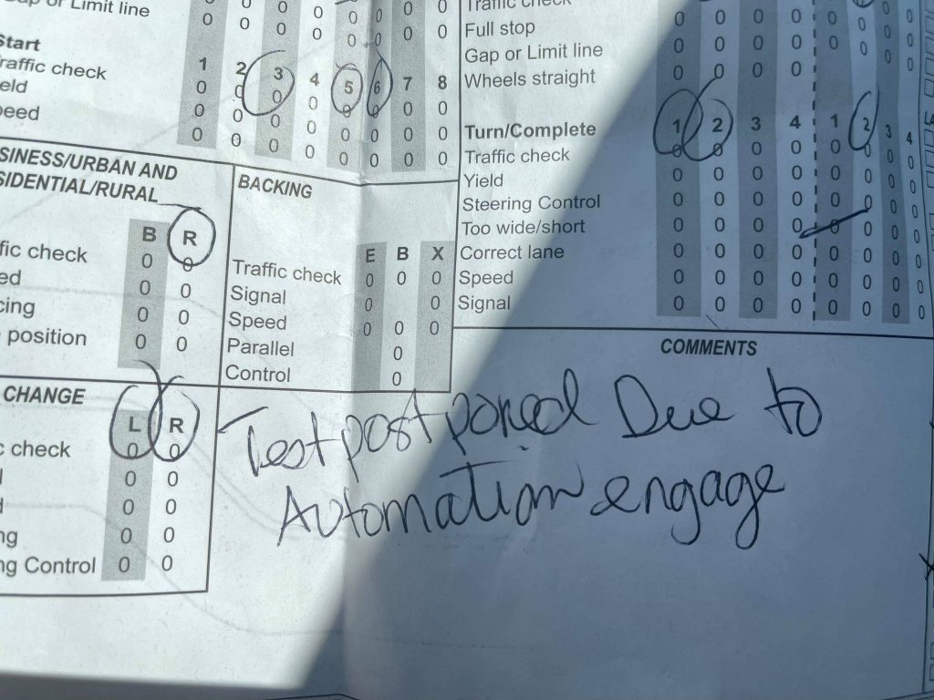 CA DMV driving test TESLARATI