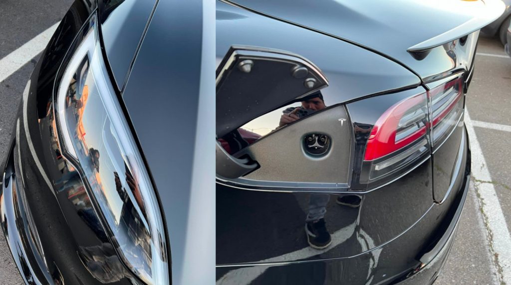 First Tesla Model S Plaid Refresh With New Headlights And Tail Lights