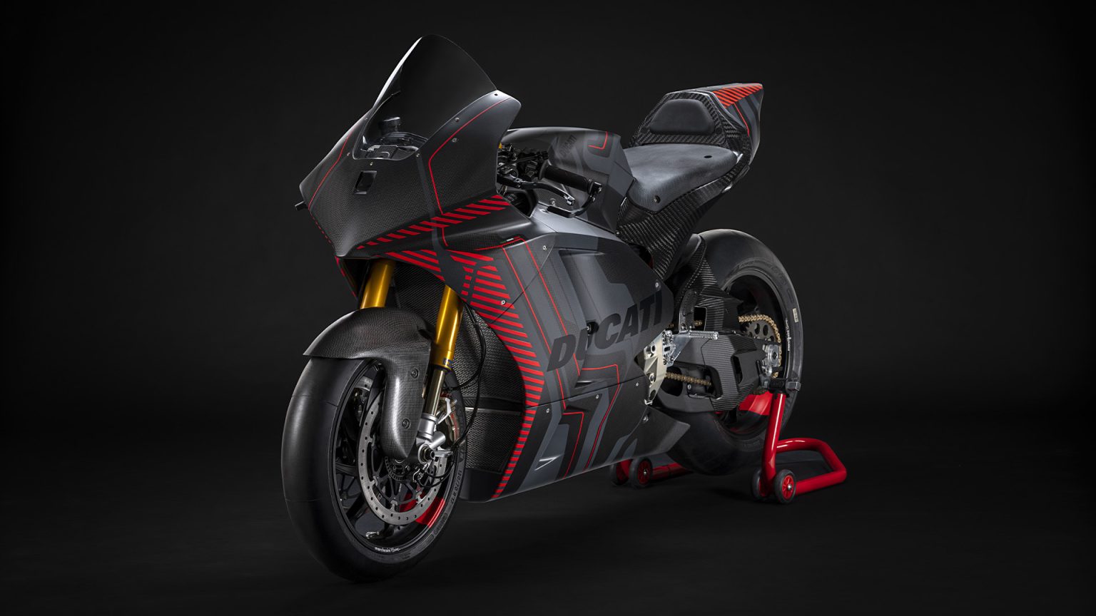 Ducati introduces stunning electric race bike for MotoE racing