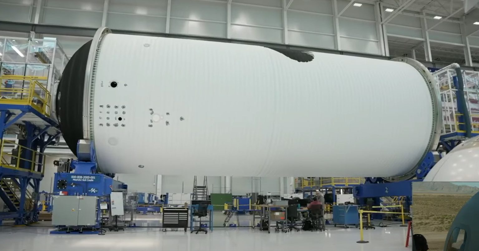 Blue Origin Scraps New Glenn Recovery Ship Finishes First Test Tank