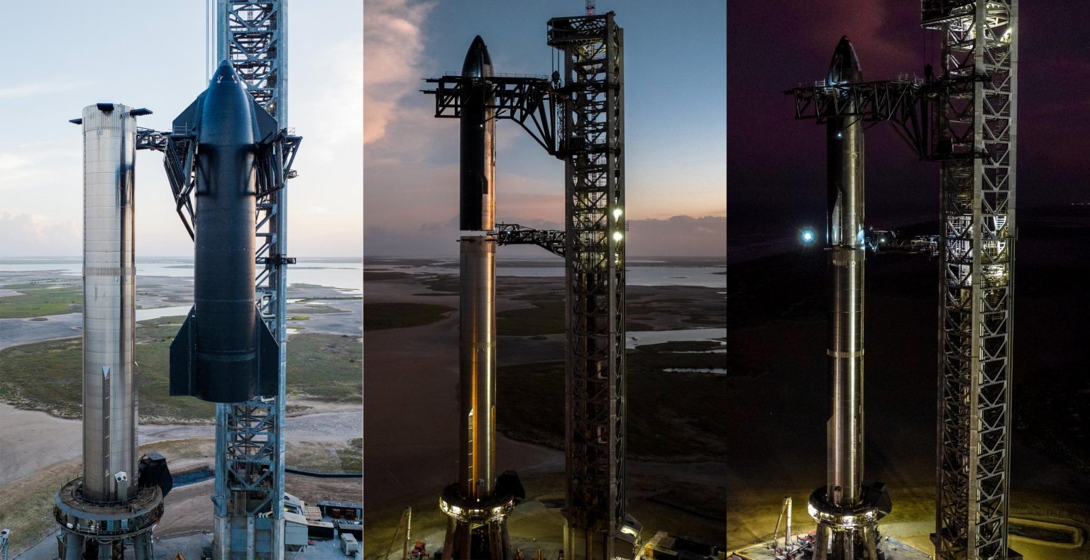 Spacex Fully Stacks Starship Rocket For The First Time In Six Months