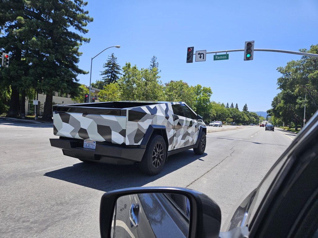 Tesla Cybertruck Sightings Are So Frequent Today But It Still Looks Unreal