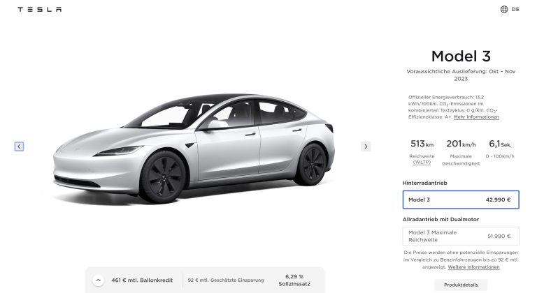 Tesla Launches Model 3 Highland Refresh In Select European Countries
