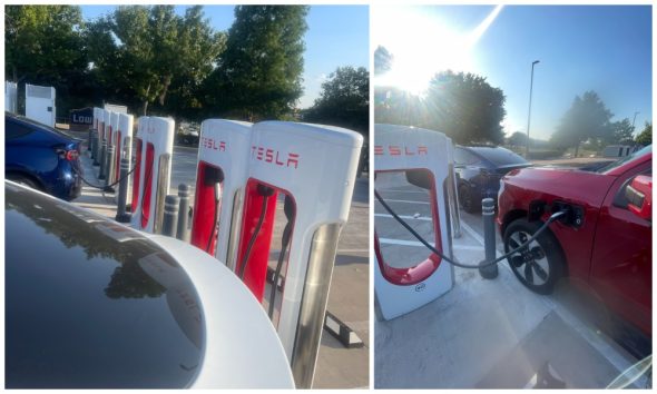 Tesla restarts Magic Dock installations by bringing them to new area