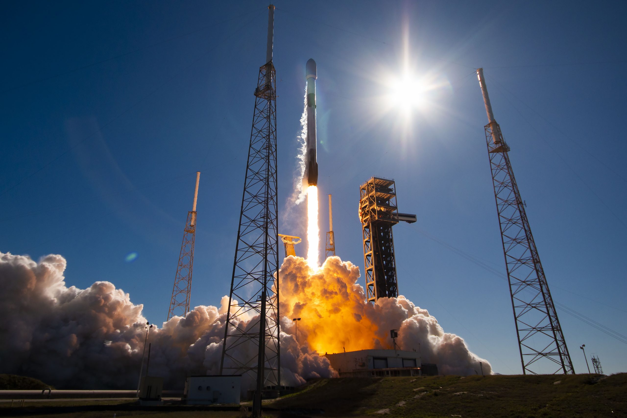 SpaceX Falcon 9 Launches Telkomsat Satellite For Indonesia SpaceX Falcon 9 Launches Telkomsat Satellite For Indonesia