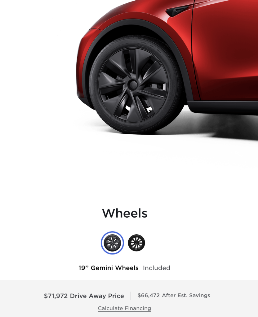 New Tesla Model Y options pop up in Australia