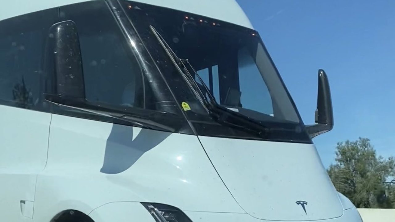 Walmart has taken delivery of a Tesla Semi as spotted in California