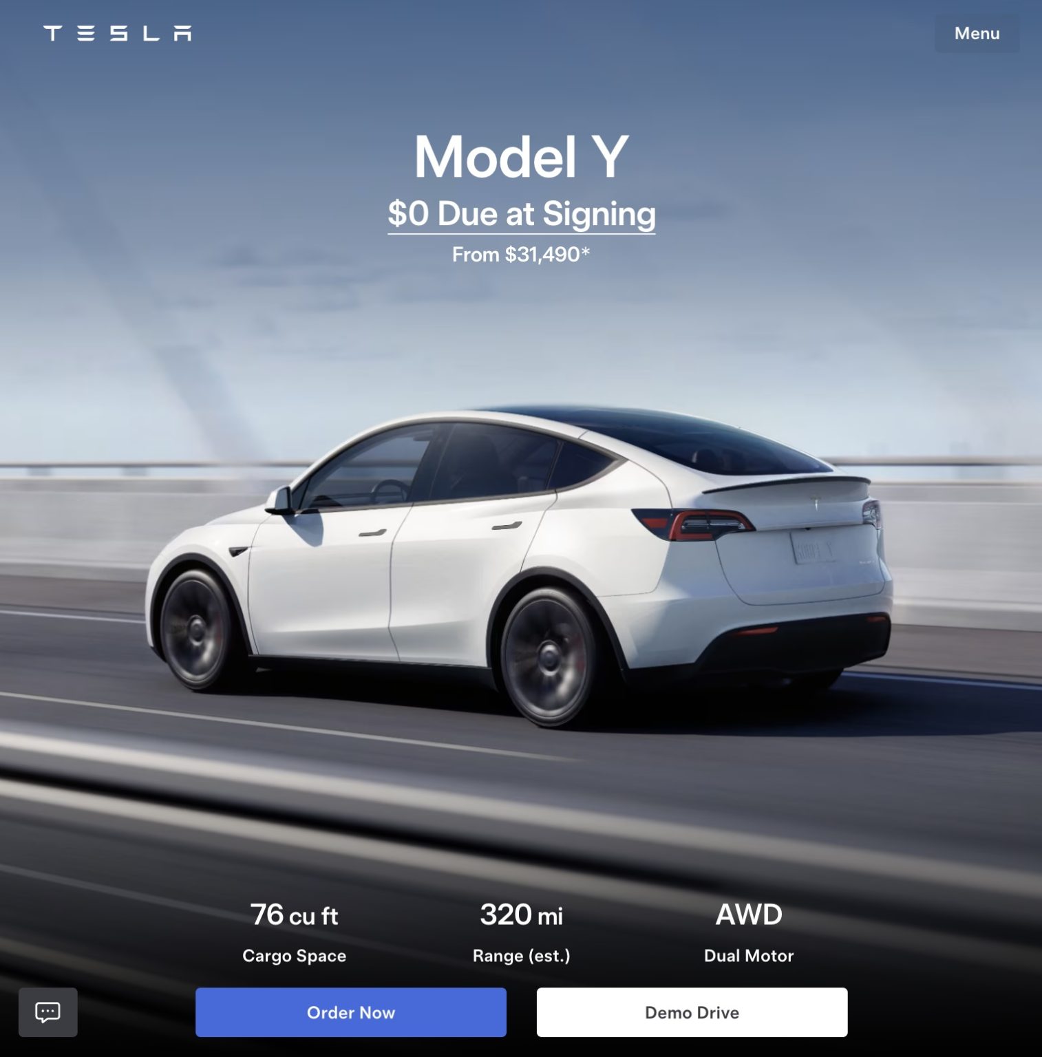 Tesla launches $0 due at signing promotion for Model 3 and Model Y