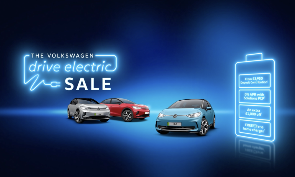 Volkswagen launches ‘Drive Electric Sale’ in the UK