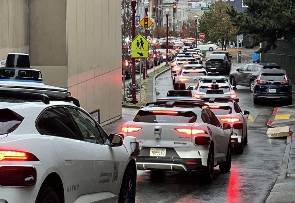 Waymo scrutinized after self-driving taxis cause traffic jams during SF ...